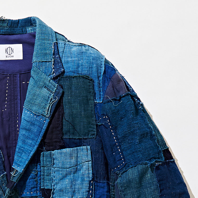 VINTAGE BORO PATCHWORK Blazer – KUON Tokyo